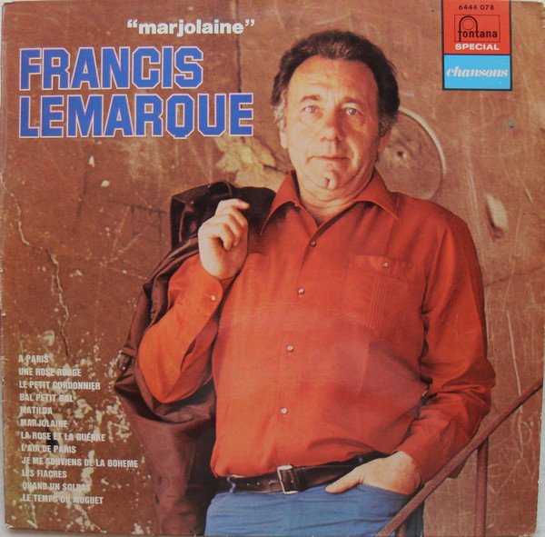 Marjolaine - Francis Lemarque - Partition 🎸 de la chanson + accords et ...