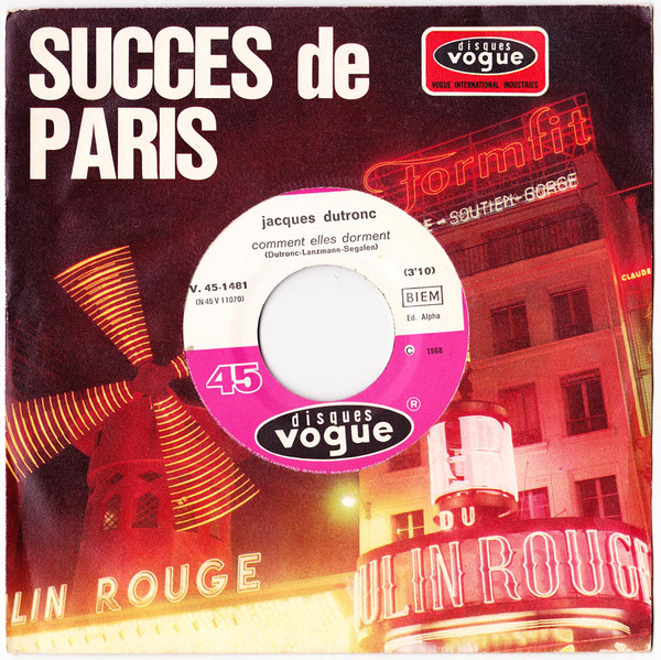 Partitions et accords de Jacques Dutronc : Mini, mini, mini, Et moi, et ...