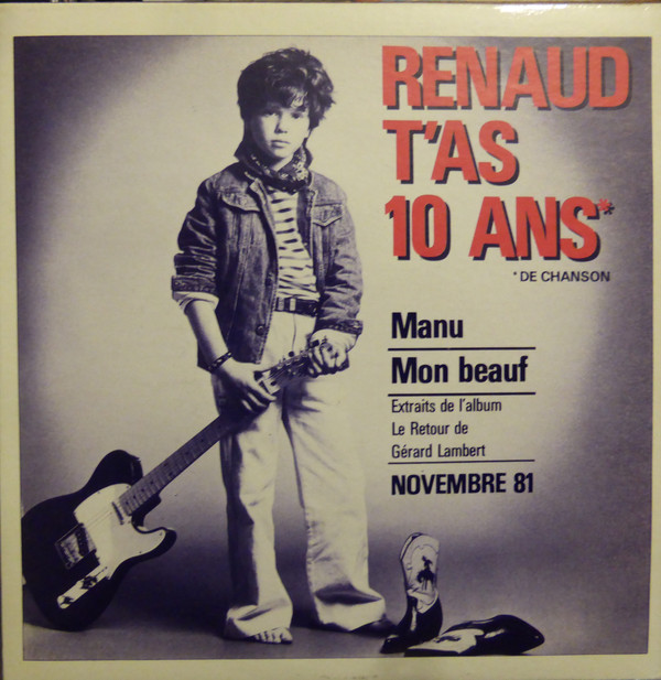 Manu - Renaud - Partition 🎸 de la chanson + accords et paroles